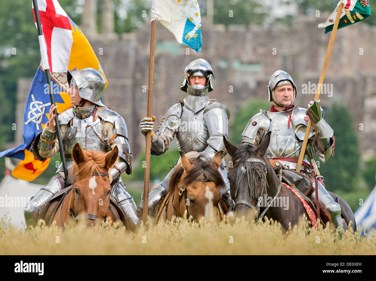 The 'Berkeley Skirmish' medieval reenactments at Berkeley Castle near ...