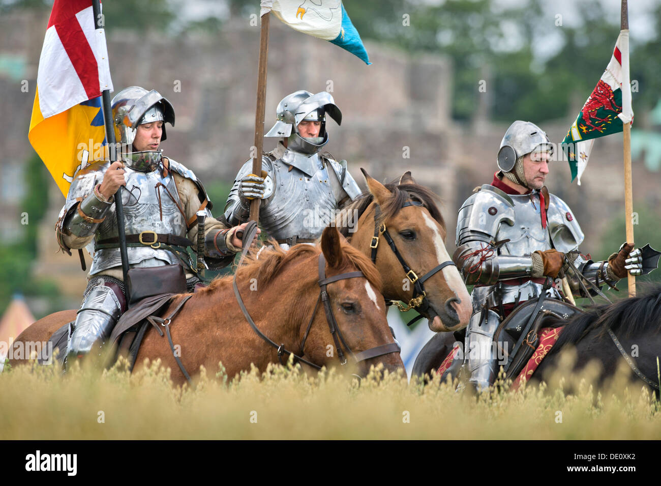 The 'Berkeley Skirmish' medieval reenactments at Berkeley Castle near ...