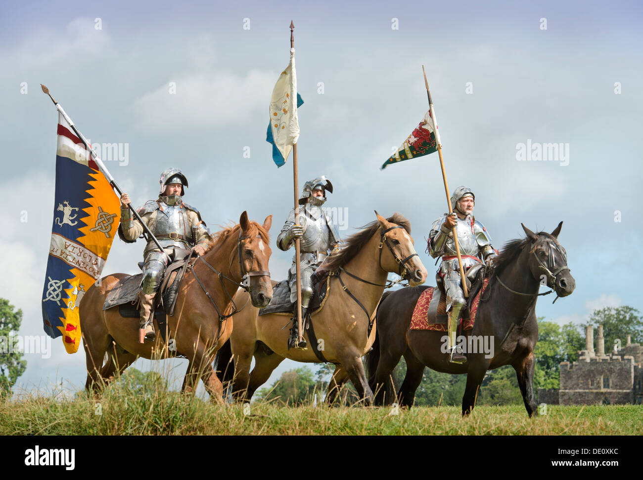 The 'Berkeley Skirmish' medieval reenactments at Berkeley Castle near ...