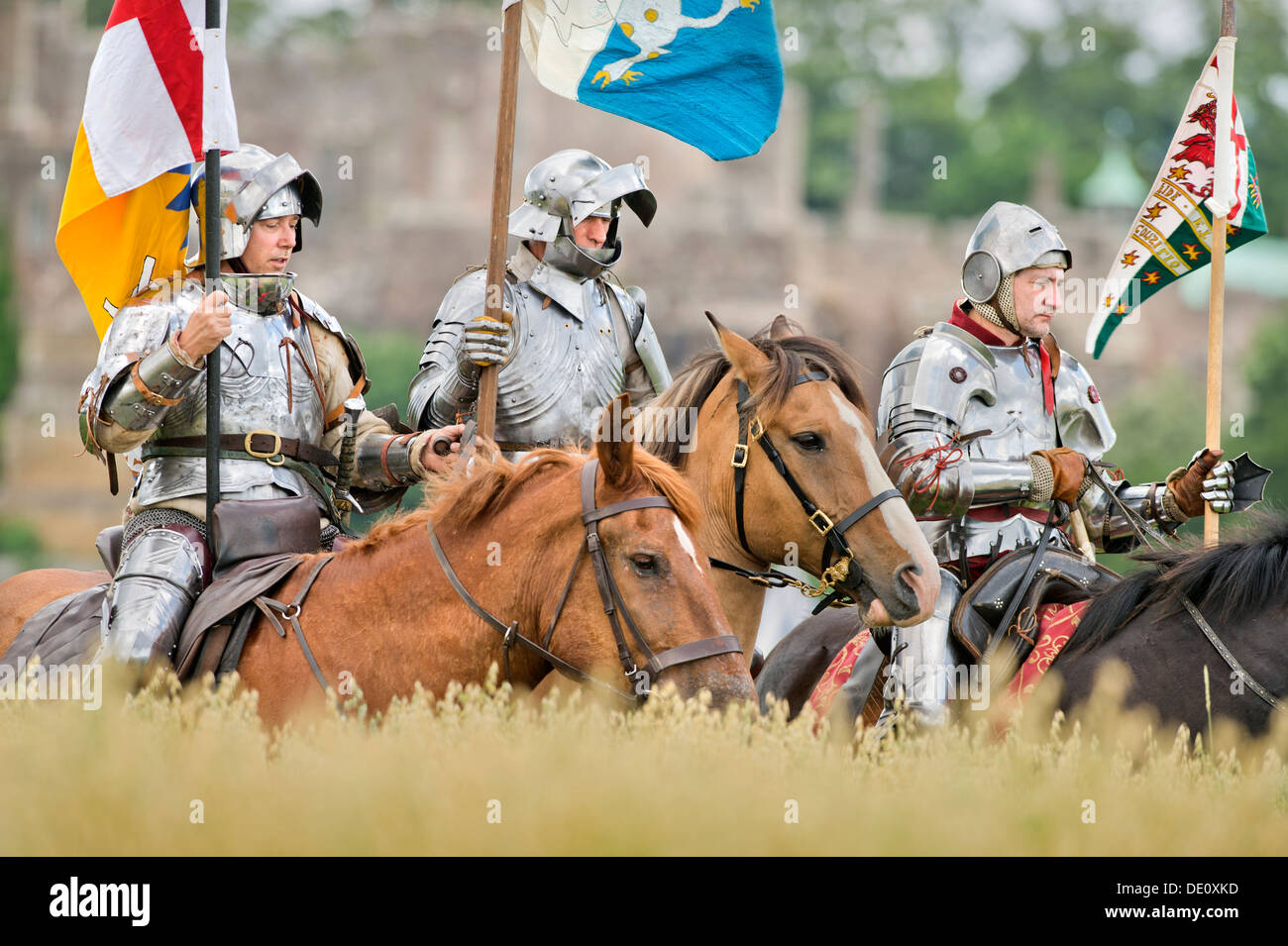 The 'Berkeley Skirmish' medieval reenactments at Berkeley Castle near ...