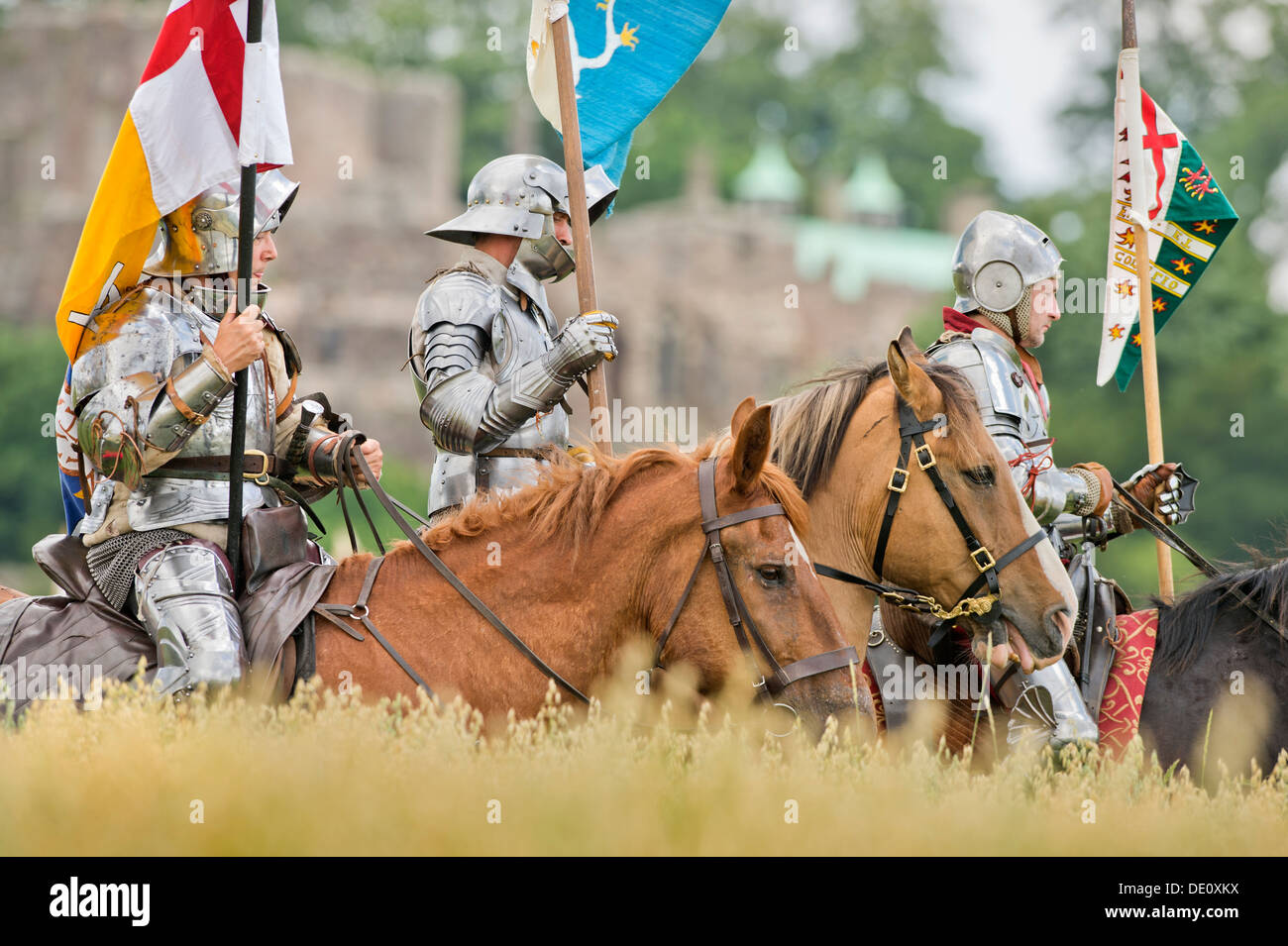 The 'Berkeley Skirmish' medieval reenactments at Berkeley Castle near ...