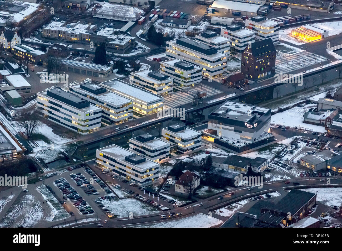Aerial view, Hochschule Rhein-Waal, Rhine-Waal University of Applied ...