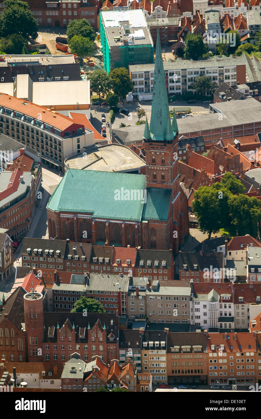Aerial view, St. Peter's Church Stock Photo - Alamy