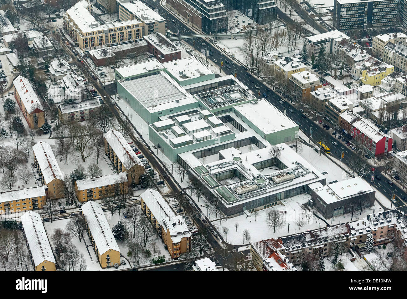 Aerial view, Museum Folkwang Stock Photo - Alamy