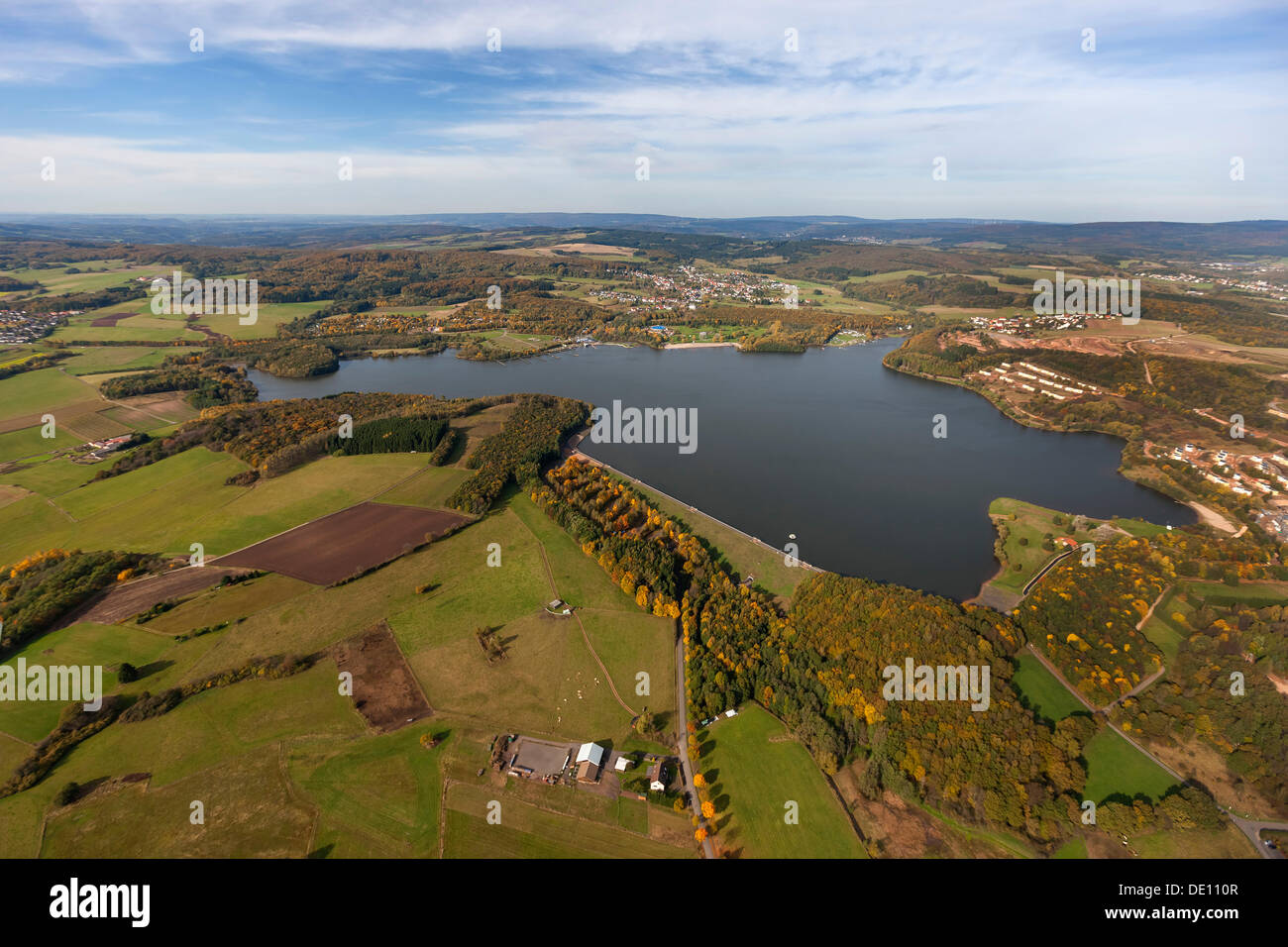 Aerial view, Lake Bostal Stock Photo - Alamy