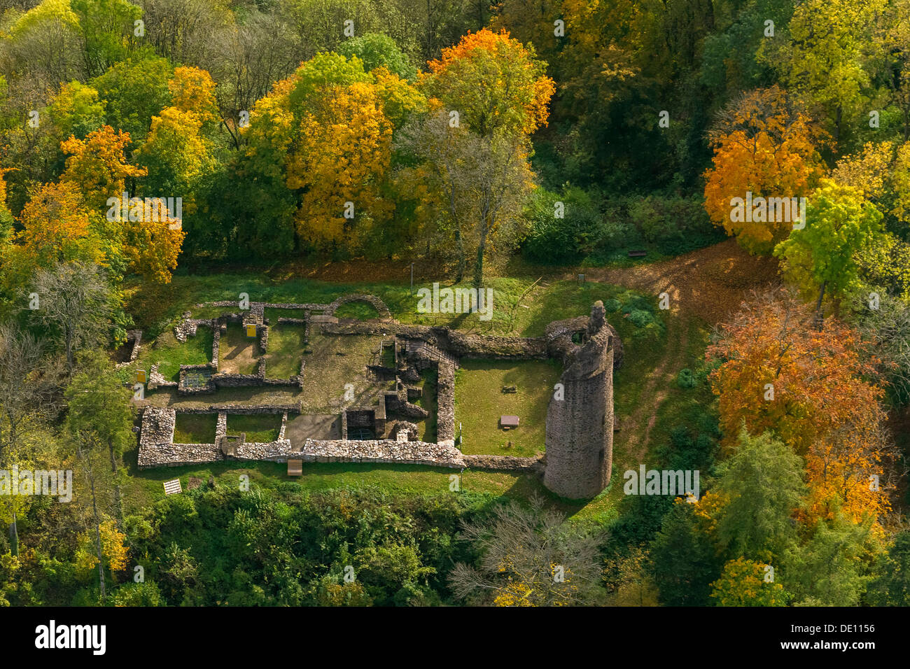 Aerial view, ruins of Burg Dagstuhl Castle Stock Photo - Alamy Aerial view, ruins of Burg Dagstuhl Castle Stock Photo - Alamy