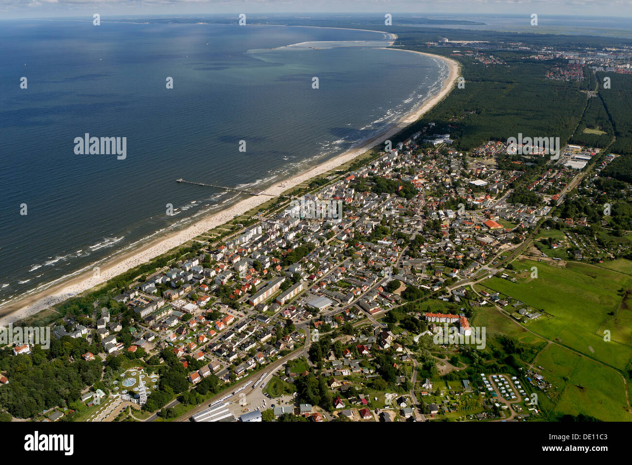 Aerial view, Ahlbeck Stock Photo - Alamy