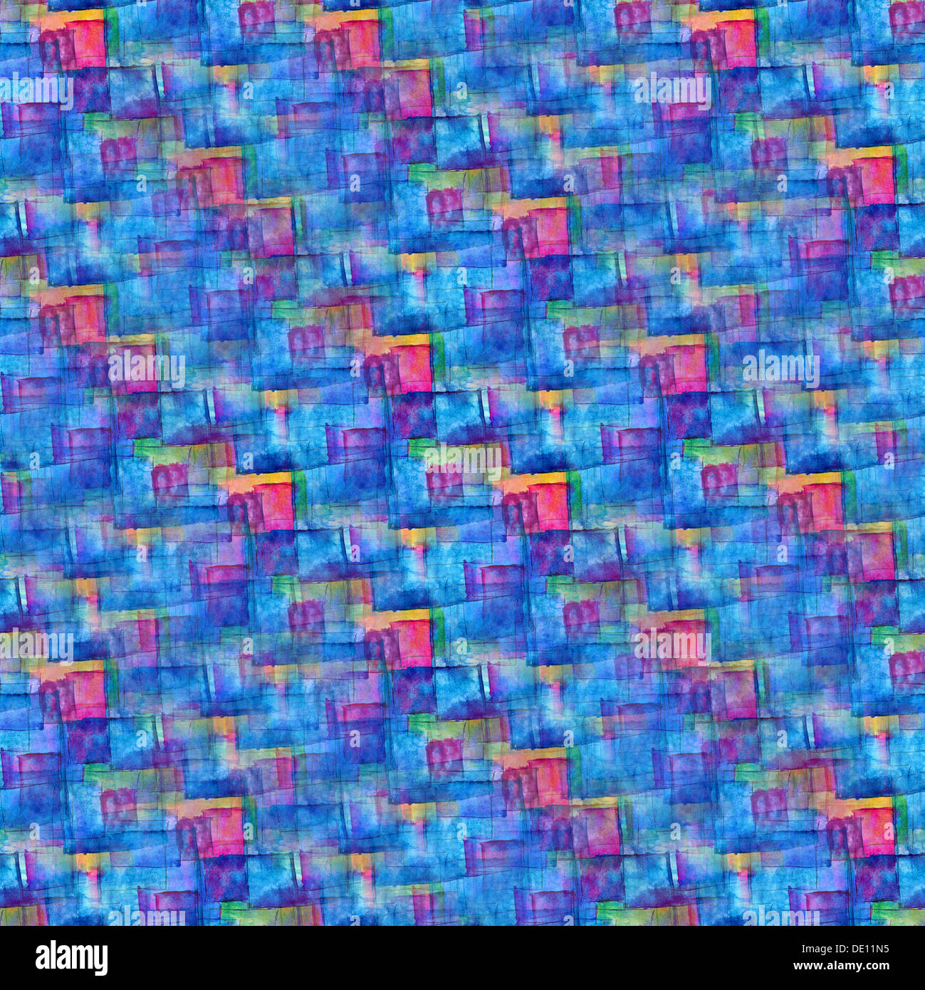 wallpaper seamless blue cubism abstract art texture watercolor ...