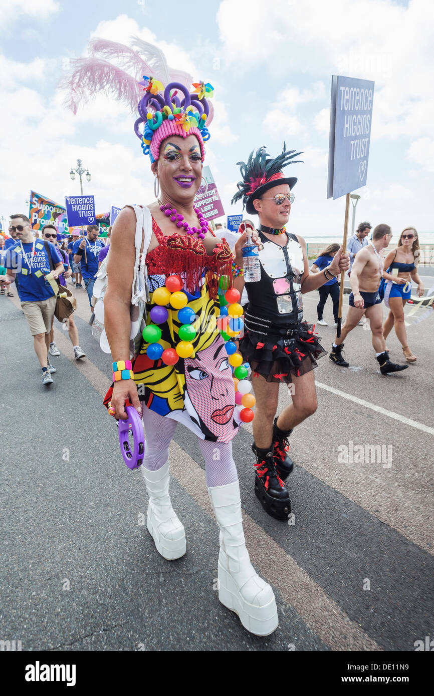 England, East Sussex, Brighton, Brighton Pride Parade, Parade ...