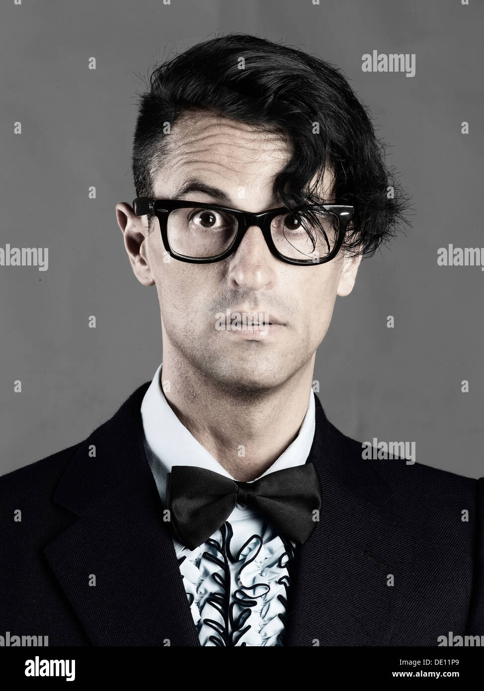 Portrait silly guy looking weird hi-res stock photography and images ...
