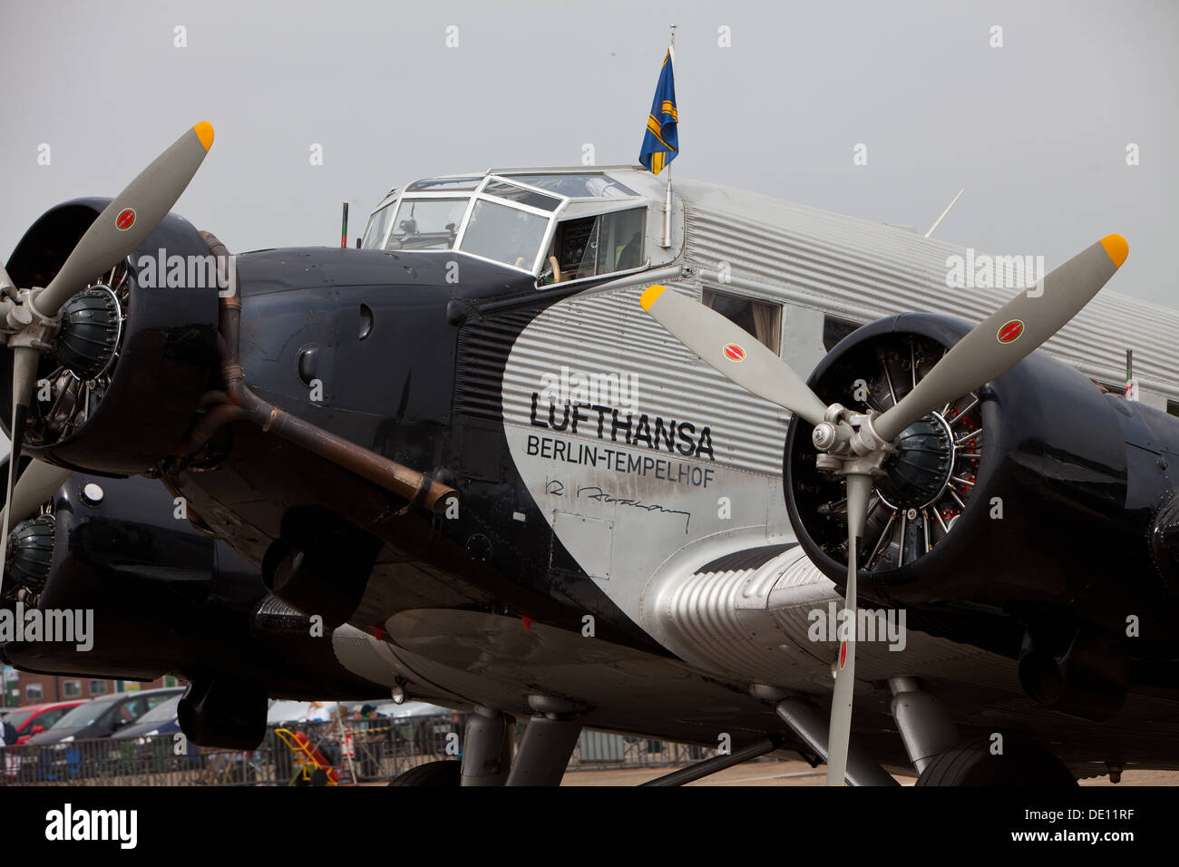 junkers 52 WW11 luftwaffe transport aircraft at Duxford Classic wings ...