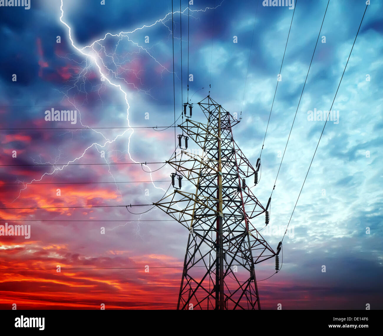 Substation Lightning High Resolution Stock Photography and Images - Alamy