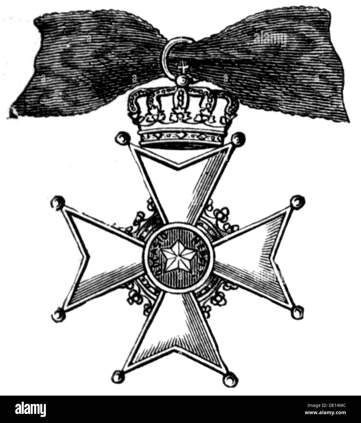 The order of merit Black and White Stock Photos & Images - Alamy