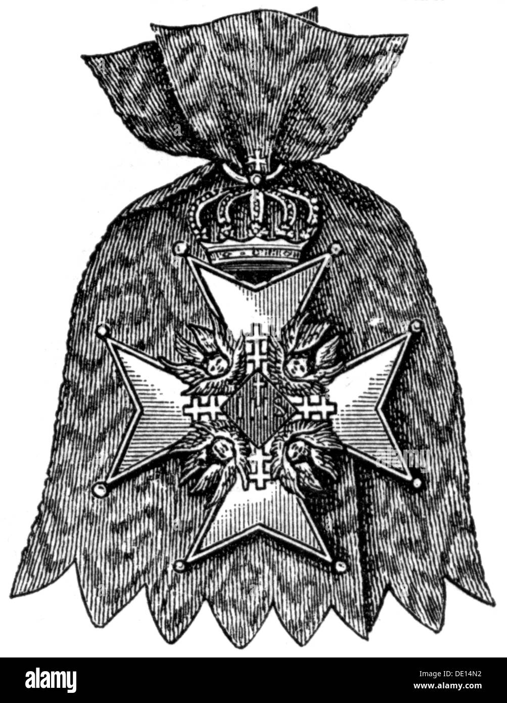 Ribbon of seraphim order Black and White Stock Photos & Images - Alamy