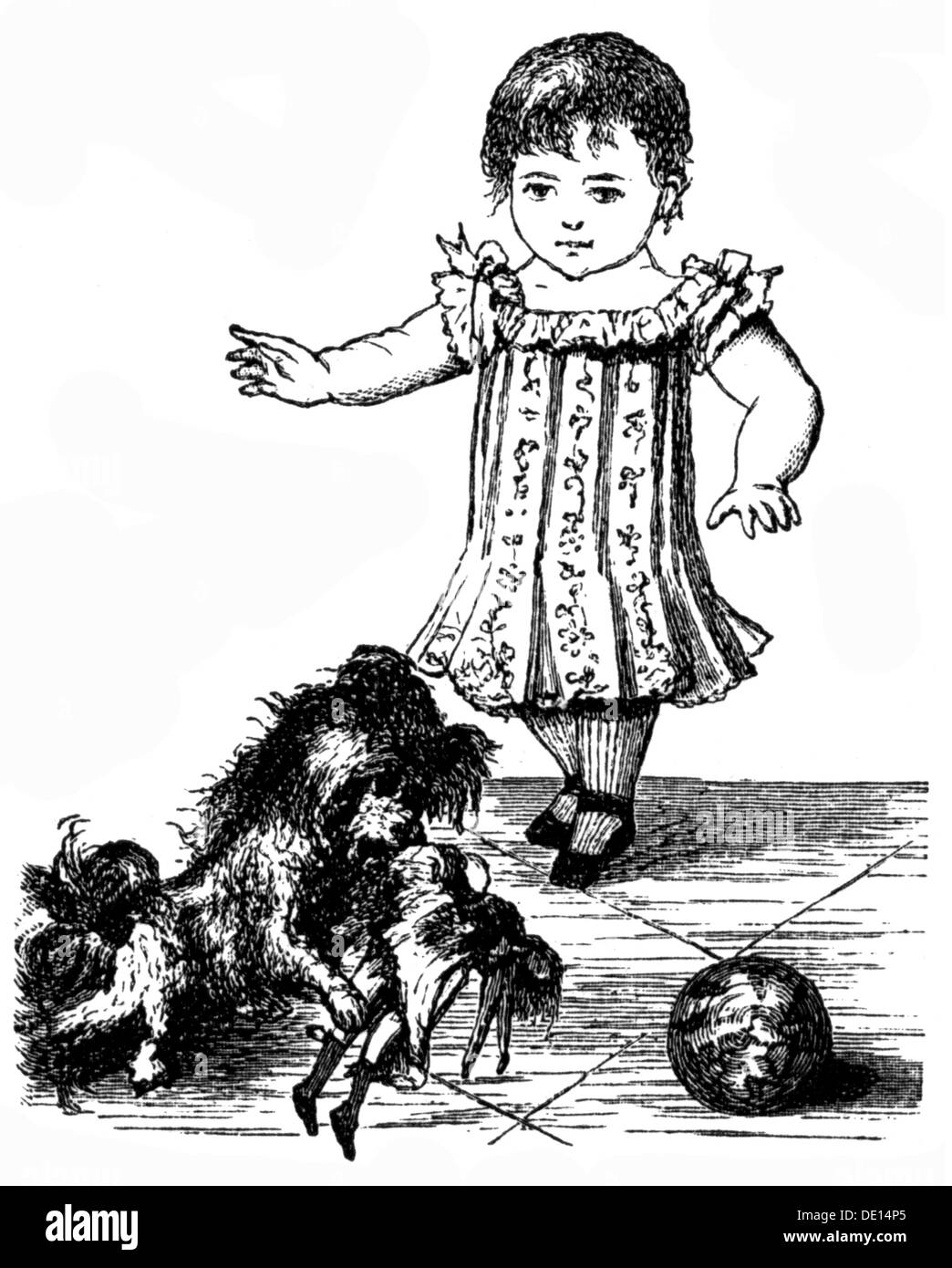 Infant fashion Black and White Stock Photos & Images - Alamy