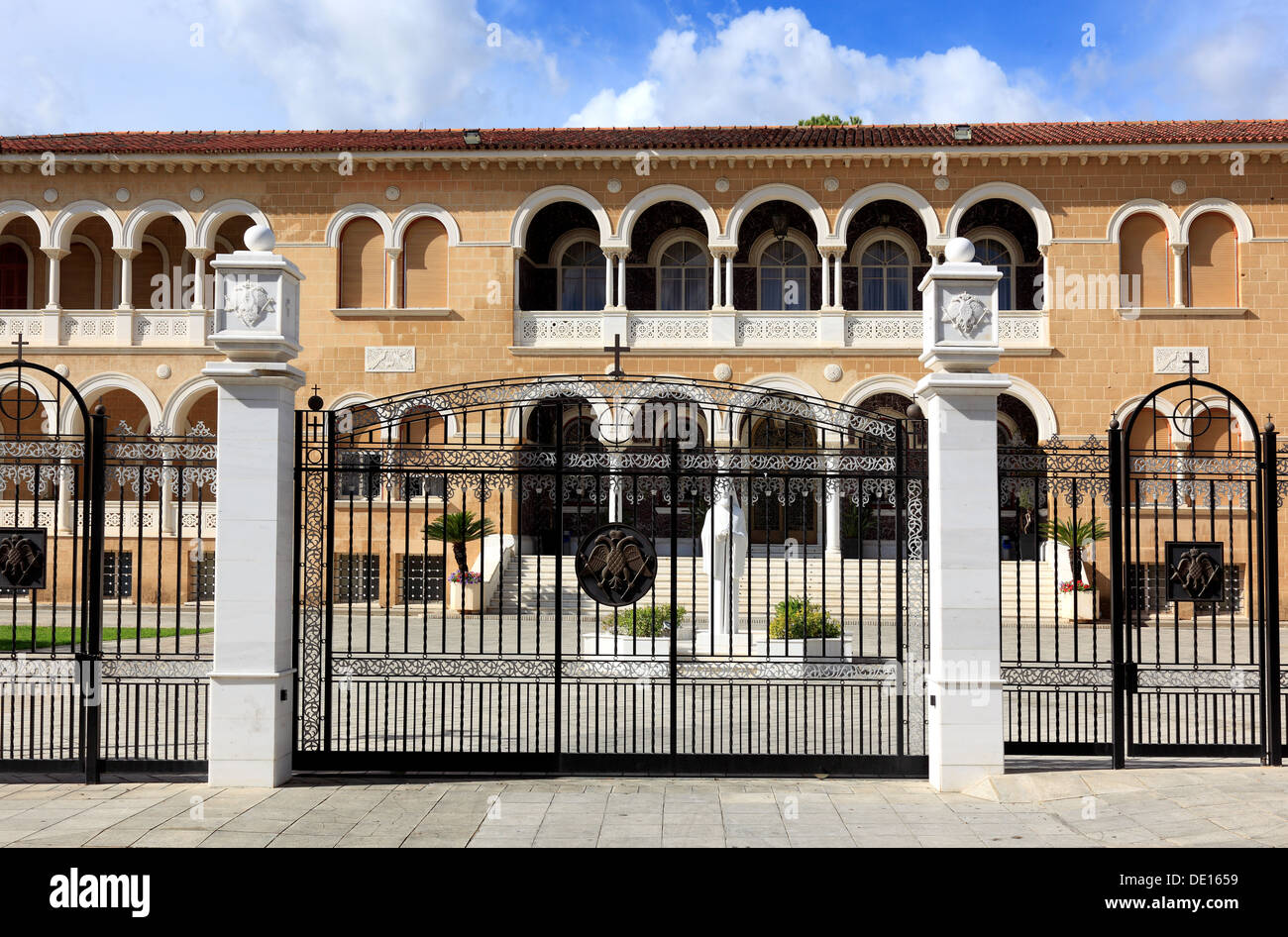 Cyprus, Nicosia, Nicosia, Kyprianou at the Archbishop's Palace Square ...