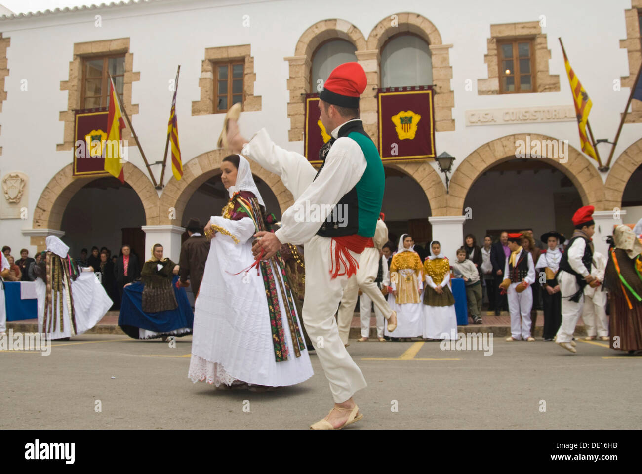 Two spanish women in traditional clothes hi-res stock photography and ...