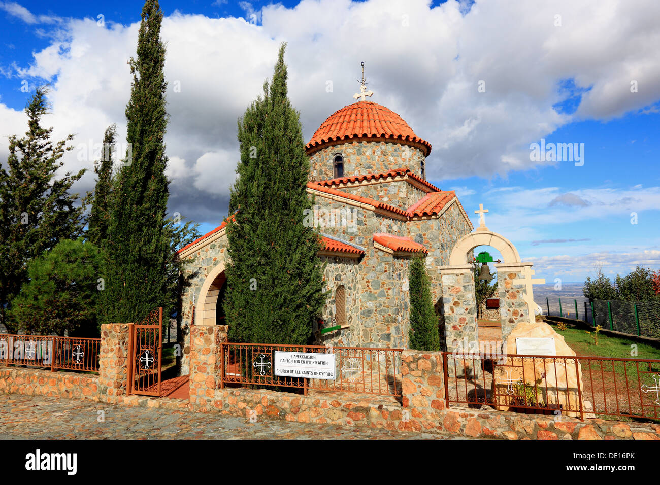 Cyprus, Chapel, Church Of All Saints of Cyprus at the monastery ...