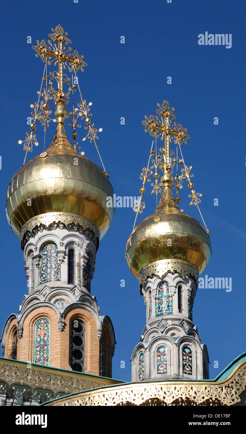 Russian Chapel, Mathildenhoehe, Darmstadt, Hesse Stock Photo - Alamy