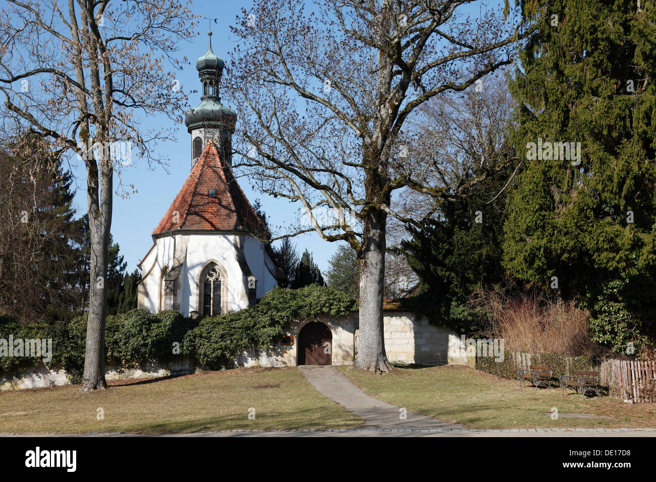 Ulrich chapel, Adelberg Monastery, Adelberg, Baden-Wuerttemberg Stock ...