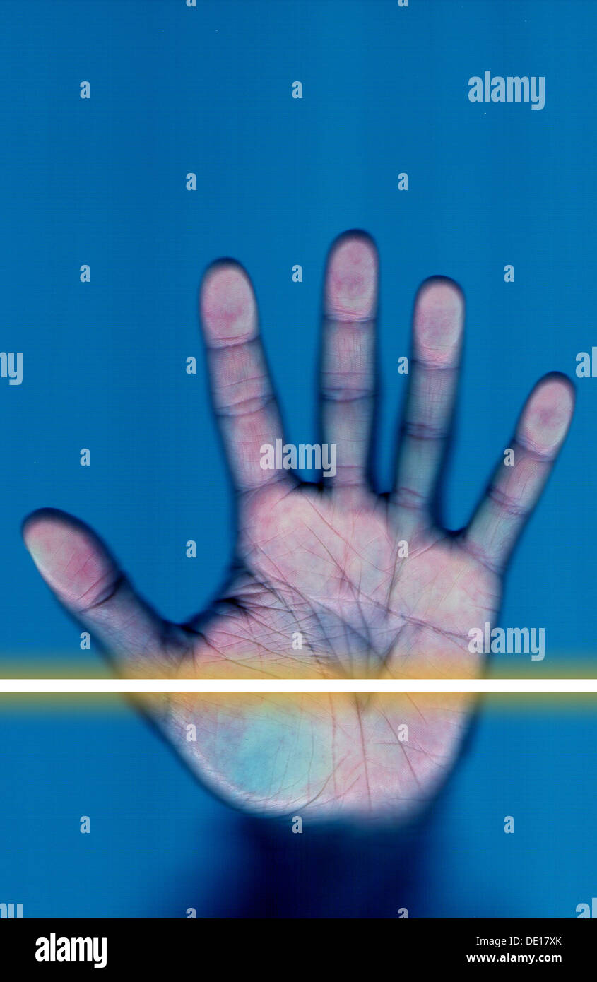 Scanning hand hi-res stock photography and images - Alamy