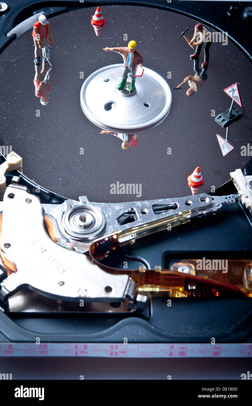 repairing an hard drive Stock Photo - Alamy