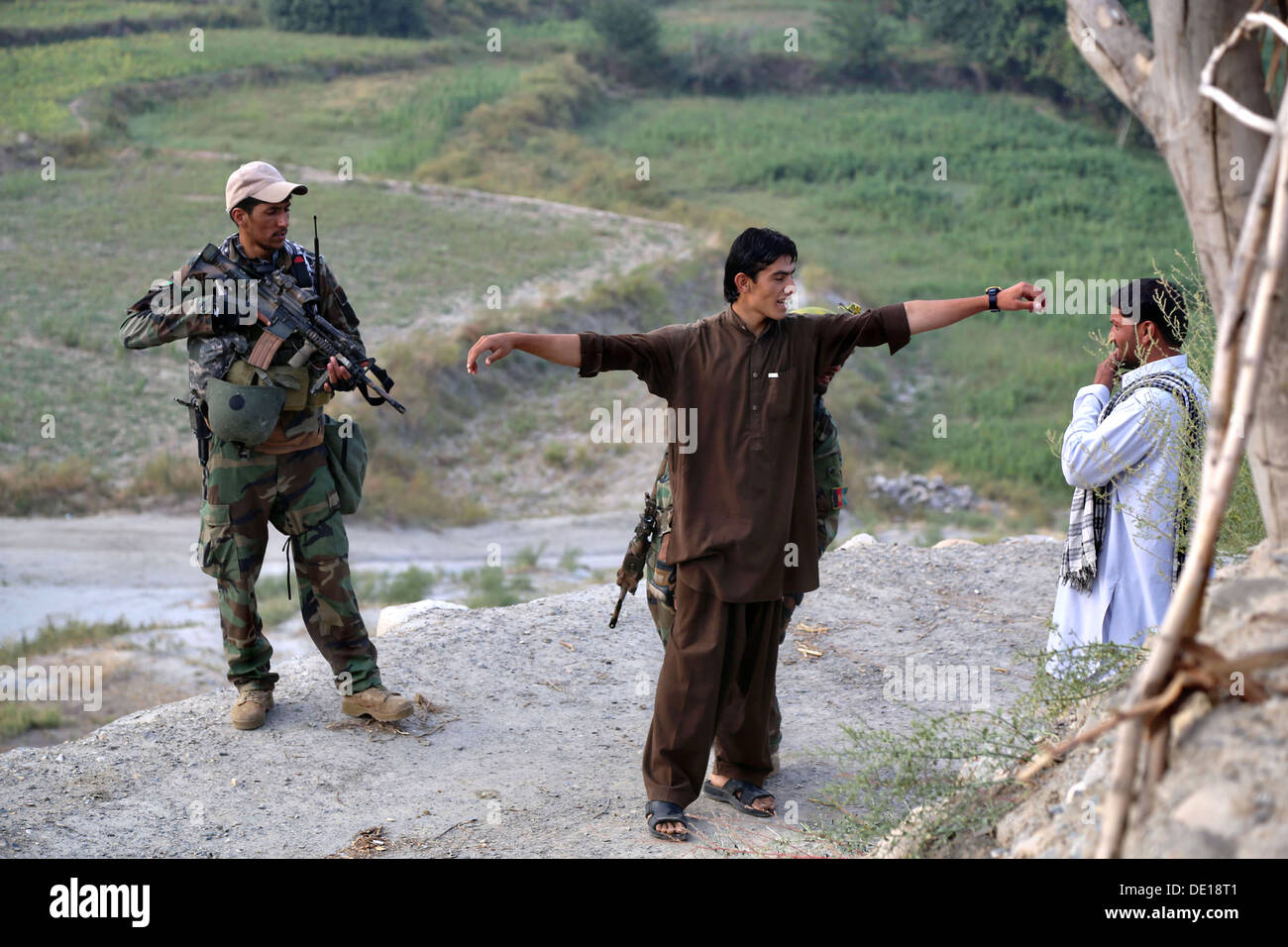 Afghan National Army Commandos with 6th Special Operations Kandak ...