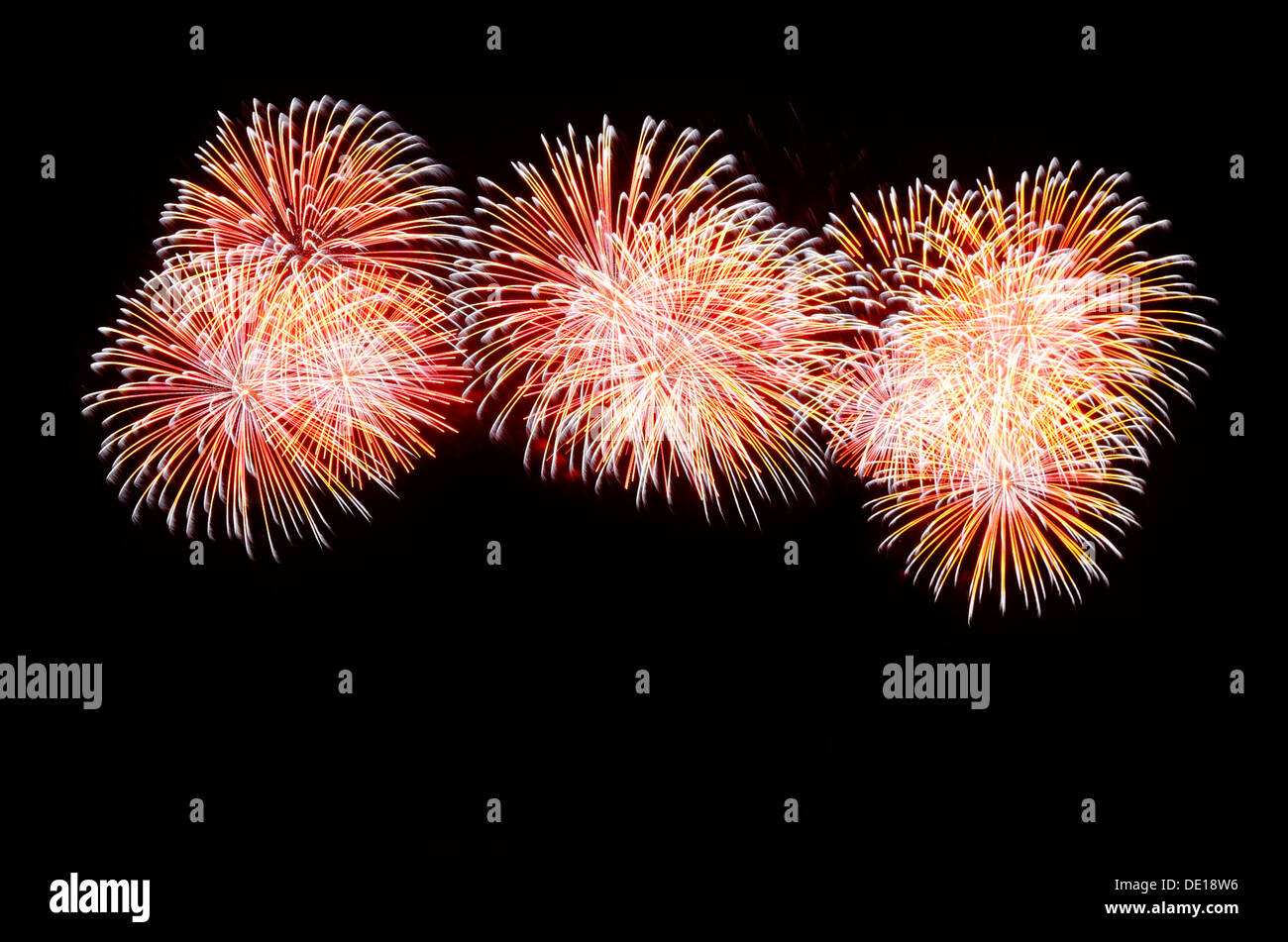 Orange Firework High Resolution Stock Photography and Images - Alamy