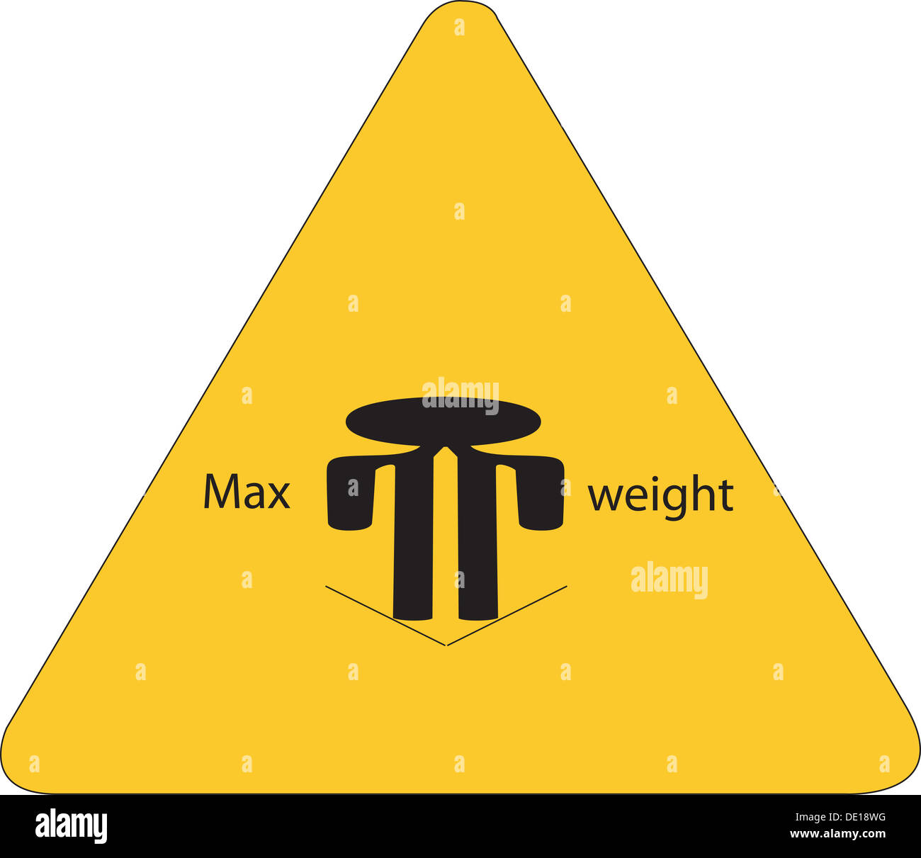 maximum weight icon Stock Photo - Alamy