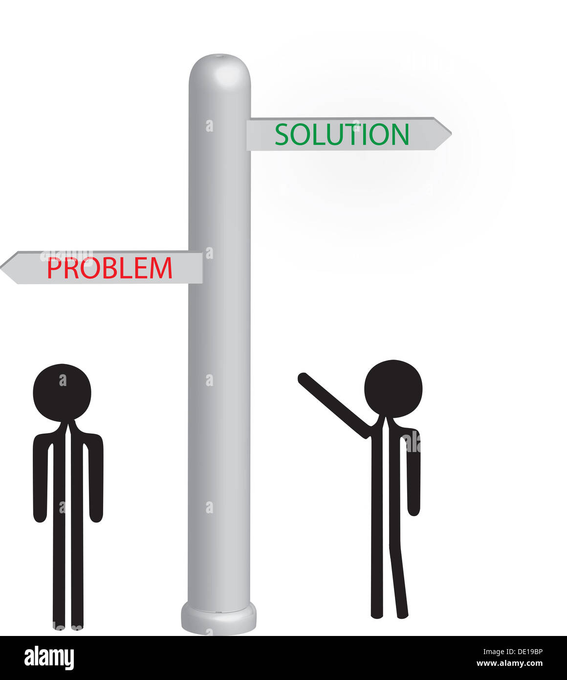 problem and solution Stock Photo - Alamy