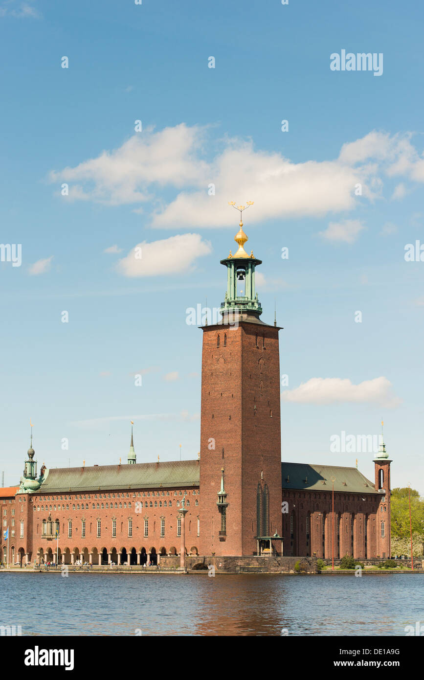 City Hall a famous landmark of Stockholm, Sweden Stock Photo - Alamy