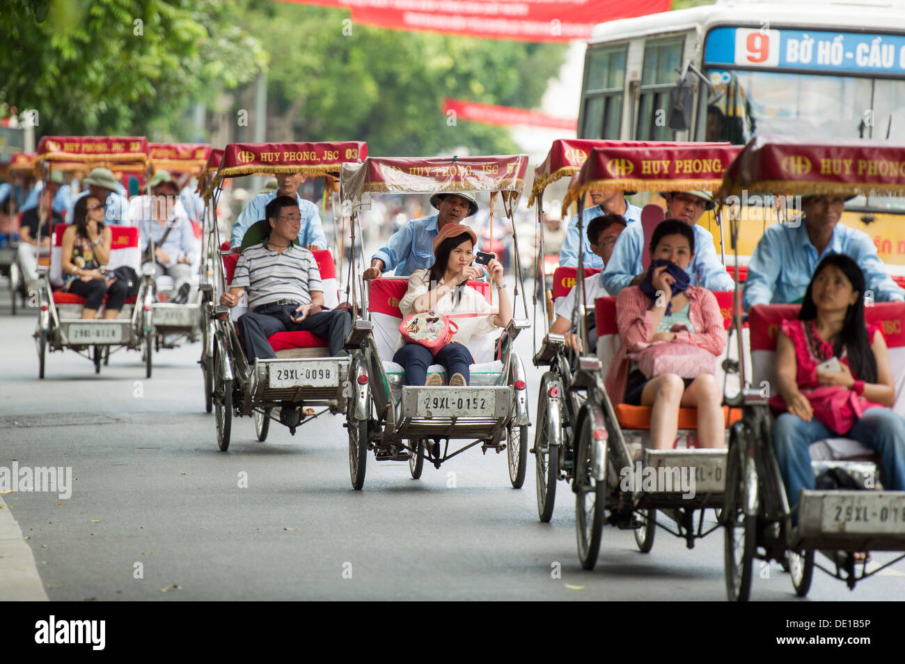 Cyclo driver in hanoi vietnam hi-res stock photography and images - Alamy
