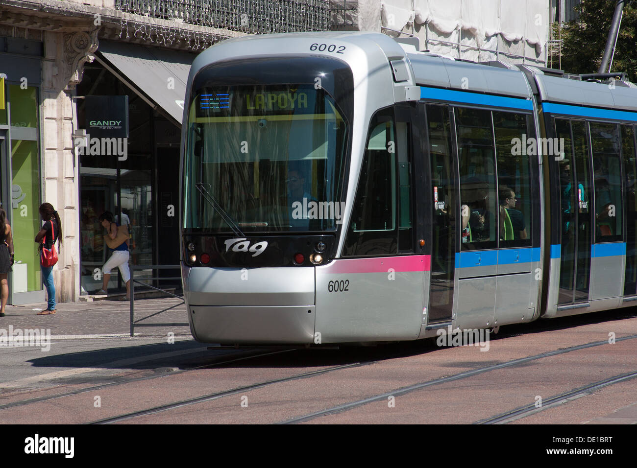 Tram lines in grenoble hi-res stock photography and images - Alamy