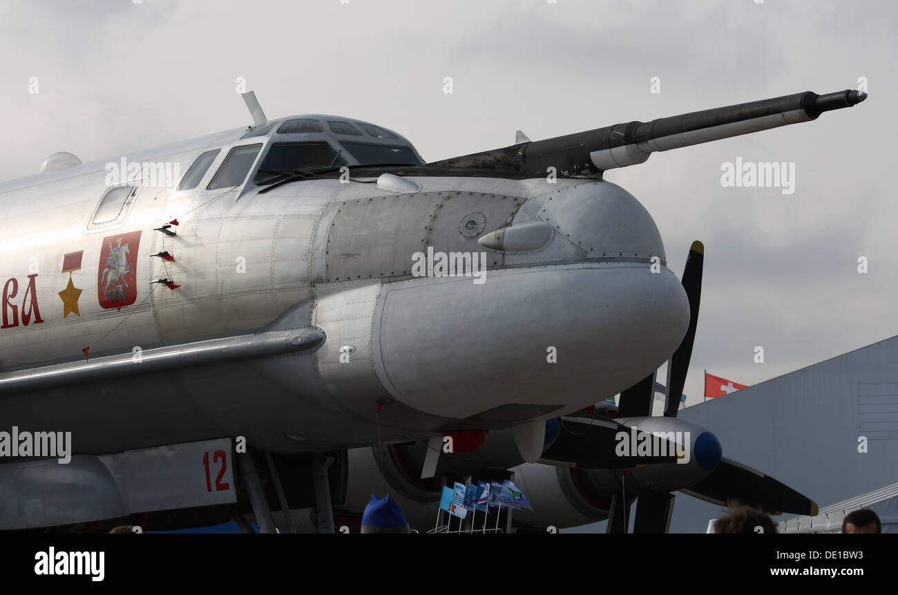 The Tupolev Tu-95MS Bear is a Russian turbo-propeller strategic bomber ...