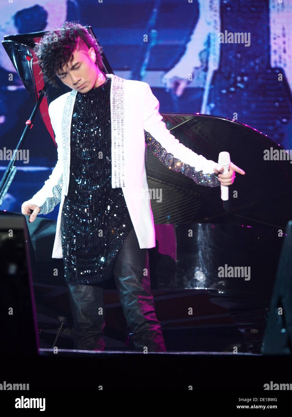 Singer Leo Ku holds concert Amazing World in Guangzhou,China on Monday ...