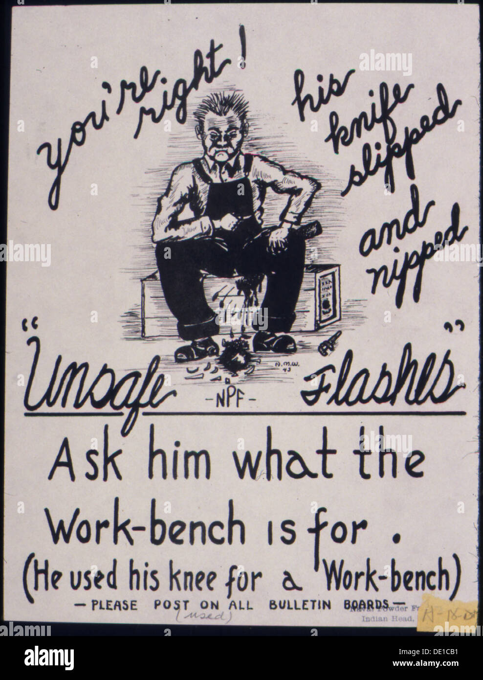 This World War II propaganda poster warns workers about the dangers of ...