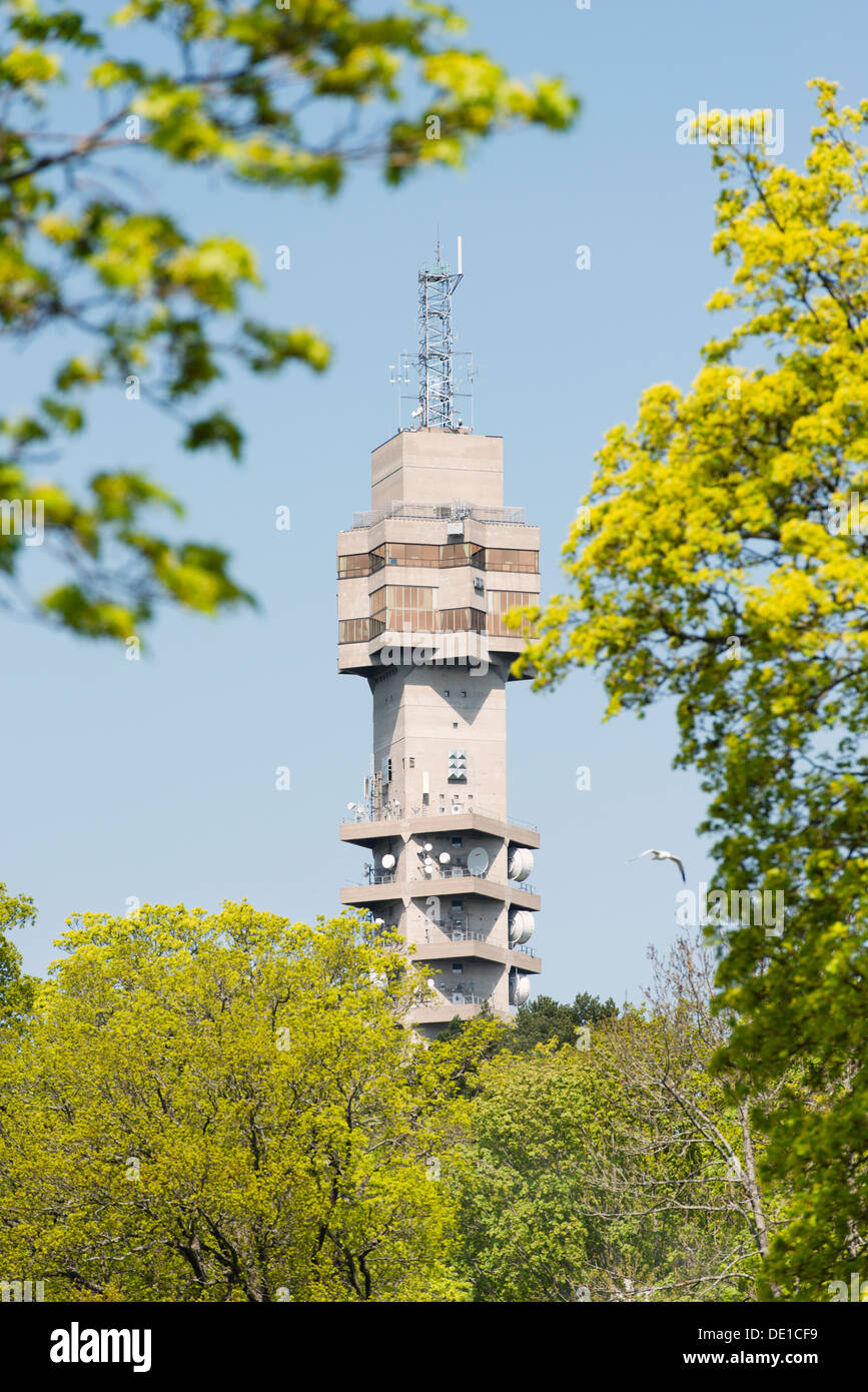 Kaknastower, a television tower in Stockholm, capital of Sweden Stock ...