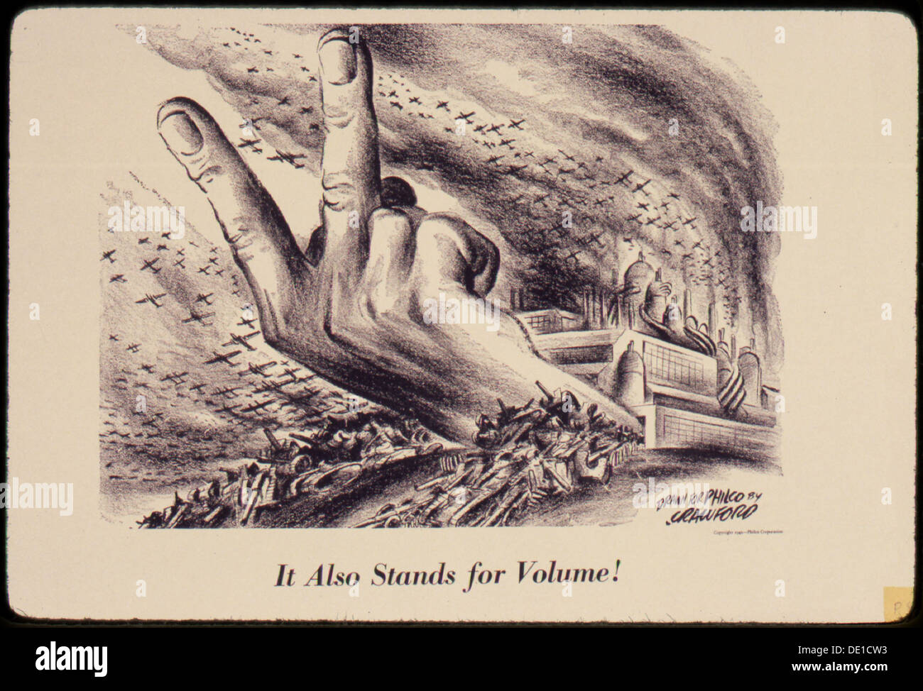 This World War II propaganda poster features the letter 'V,' a symbol ...