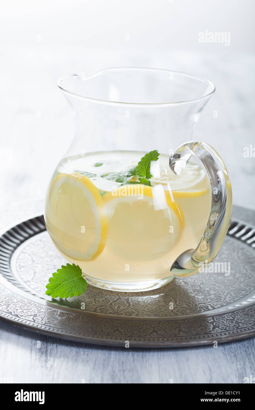 Lemonade drink in jar hi-res stock photography and images - Alamy