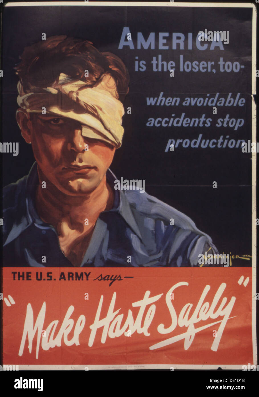 This World War II-era U.S. Army propaganda poster emphasizes the ...