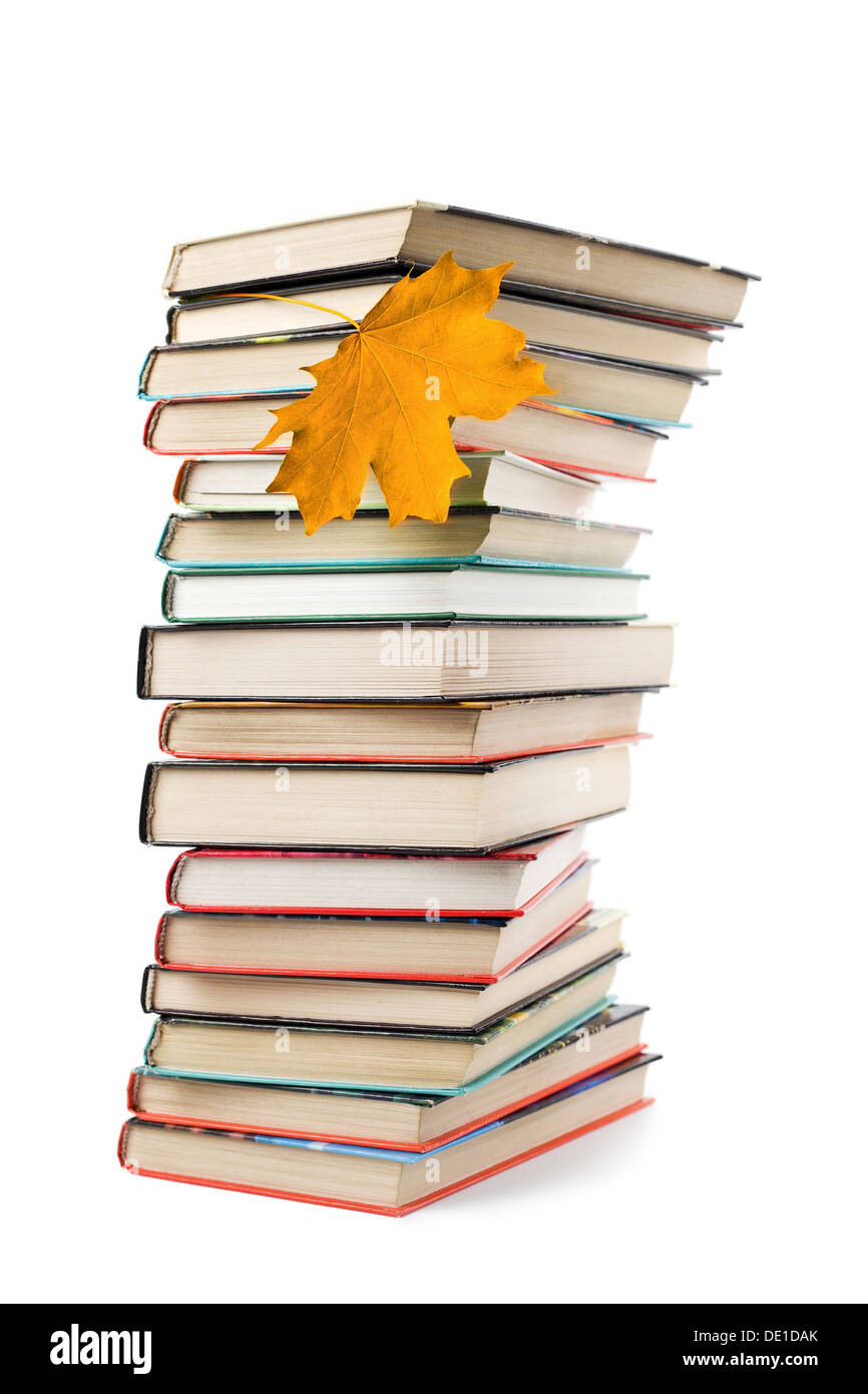 Autumn stack books Cut Out Stock Images & Pictures - Alamy
