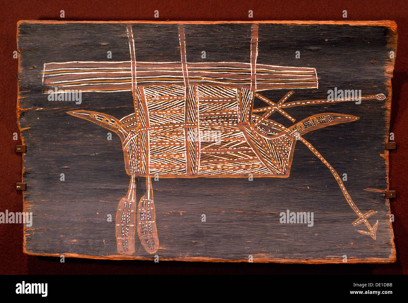 Bark painting aboriginal art hi-res stock photography and images - Alamy