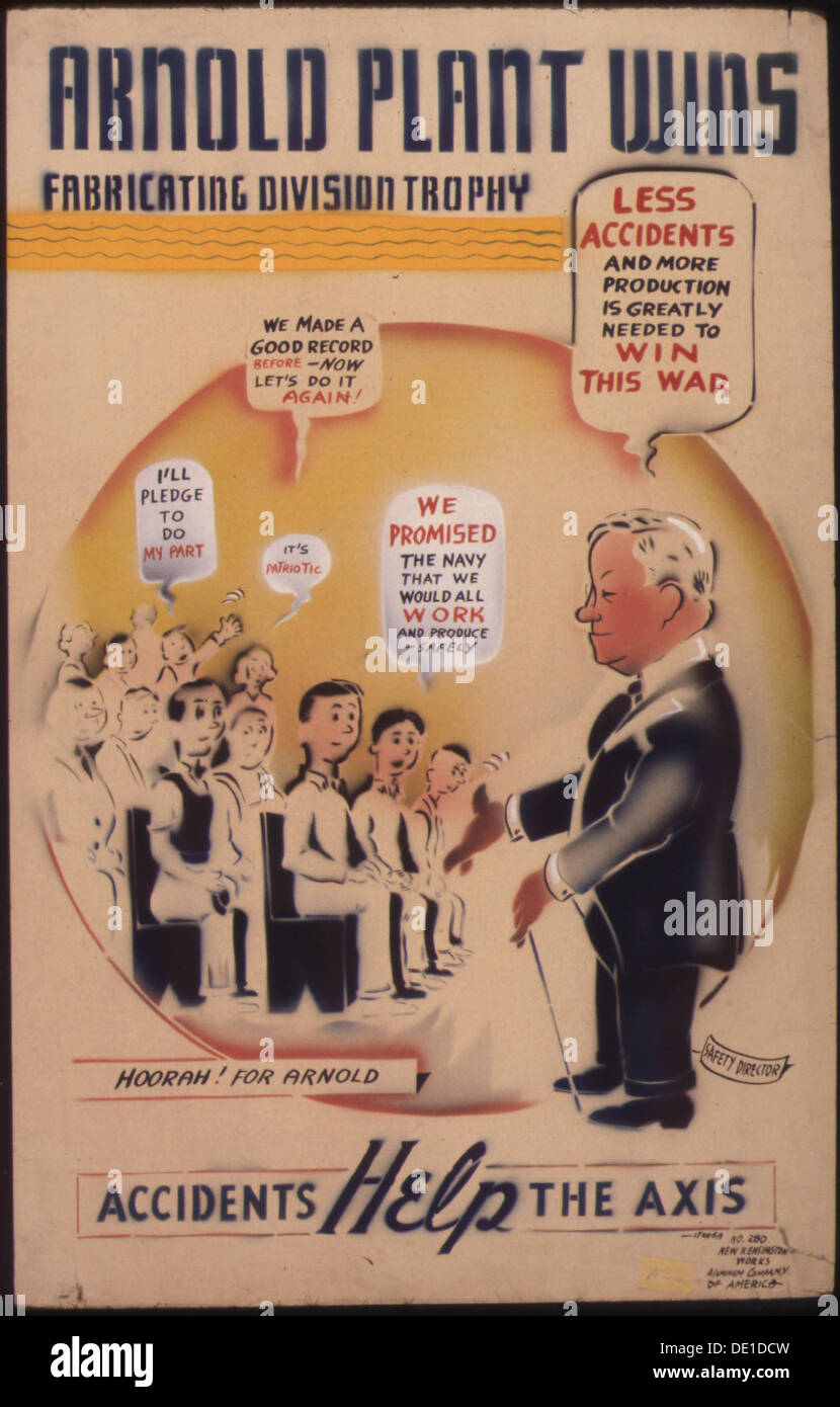 This World War II propaganda poster emphasizes the importance of safety ...