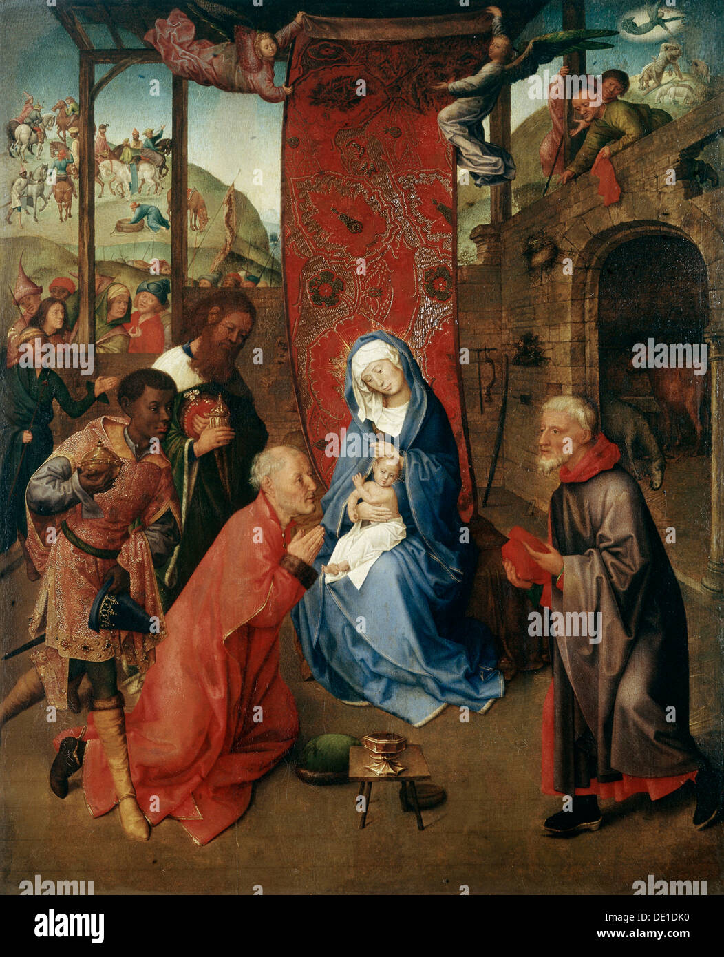 Worshipping mother mary christianity christianity hi-res stock ...