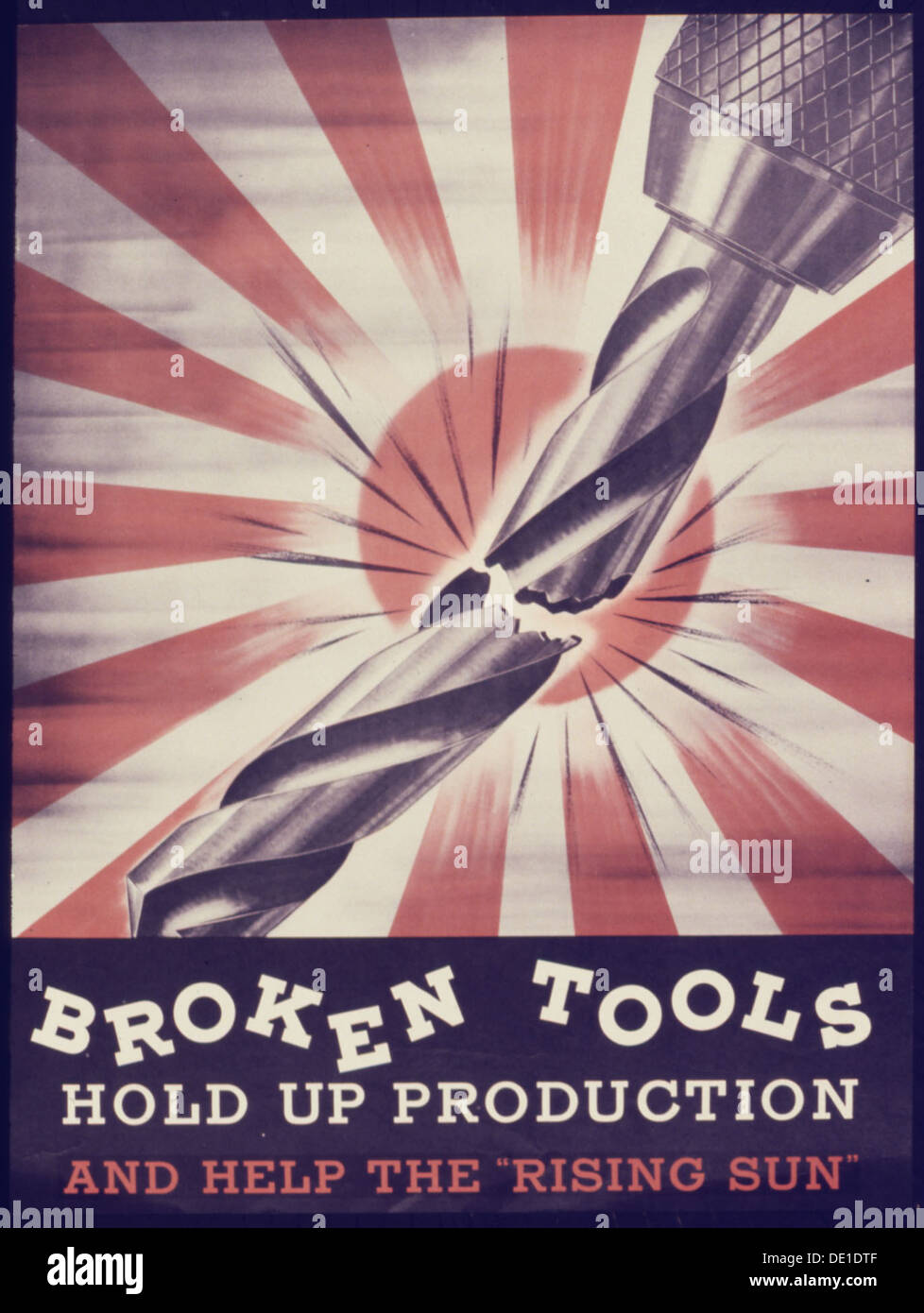 This World War II poster underscores the importance of keeping tools ...