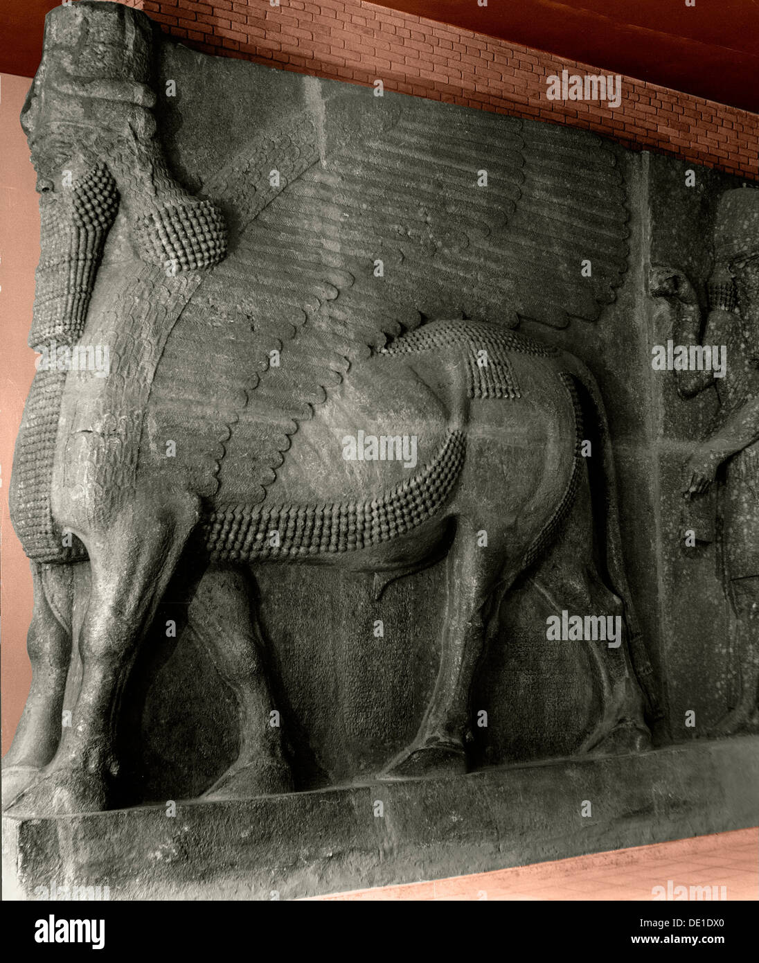 Human Headed Winged Bull Stock Photos & Human Headed Winged Bull Stock ...