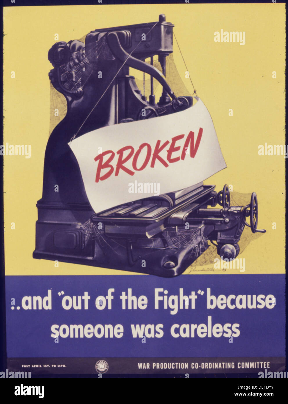 This World War II-era American propaganda poster highlights the ...