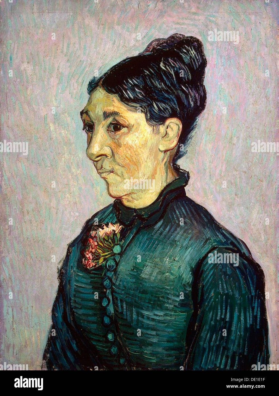 'Portrait of Madame Jeanne Lafuye Trabuc', 1889. Artist: Vincent van ...