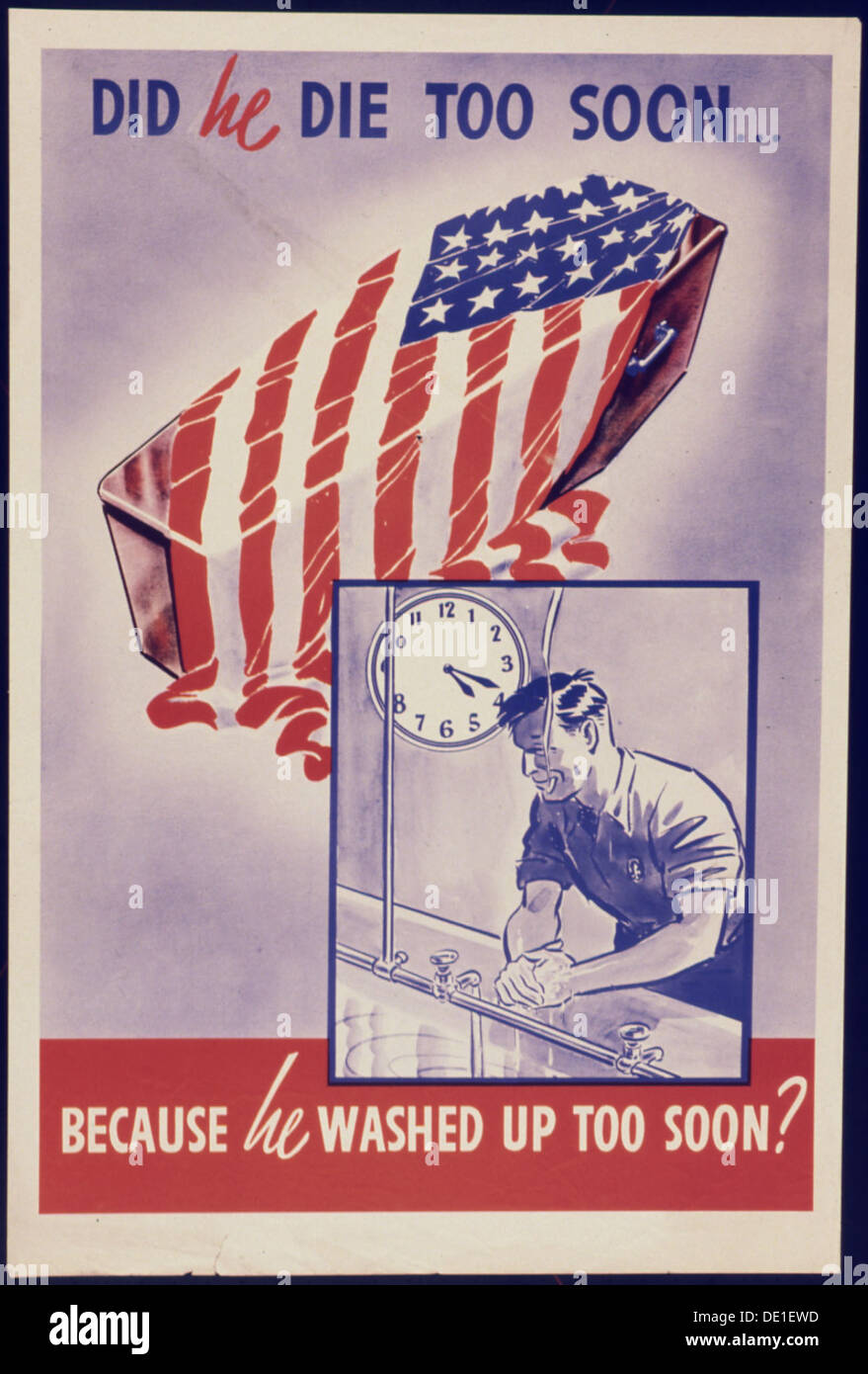 This World War II-era propaganda poster questions the consequences of ...