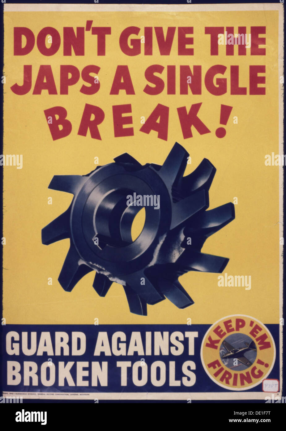 This World War II-era American propaganda poster urges workers to avoid ...
